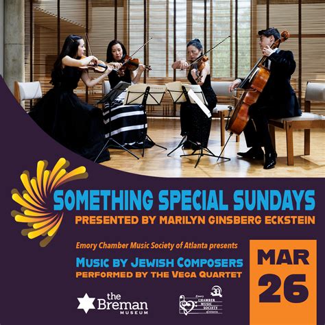 The Vega String Quartet Presents Music Of Jewish Composers Atlanta