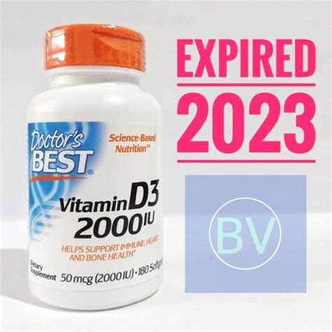 Jual Doctors Best Vitamin D3 2000 Iu 180 Softgels Di Seller Afifah