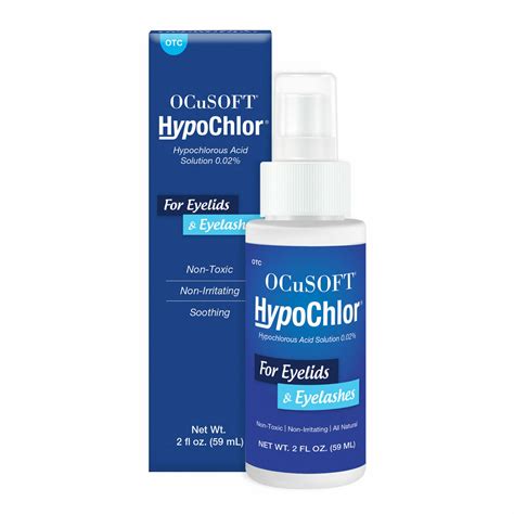 Ocusoft Hypochlor Hypochlorous Acid Solution 002 2oz 59ml 0326 Ebay