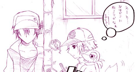 グリレ 【bw・hgss】君はきっと あざみんのマンガ レッド グリーン トウヤ Pixiv