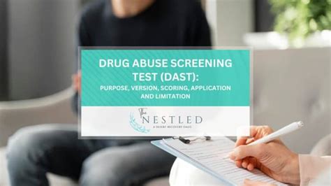 Drug Abuse Screening Test Dast Purpose Version Scoring