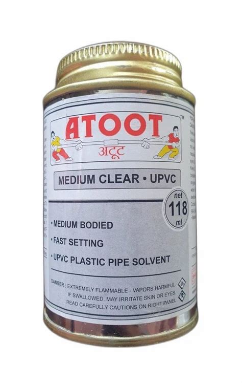 Atoot Upvc Pipe Solvent 100ml Tin Can At ₹ 82 Piece In Laksar Id