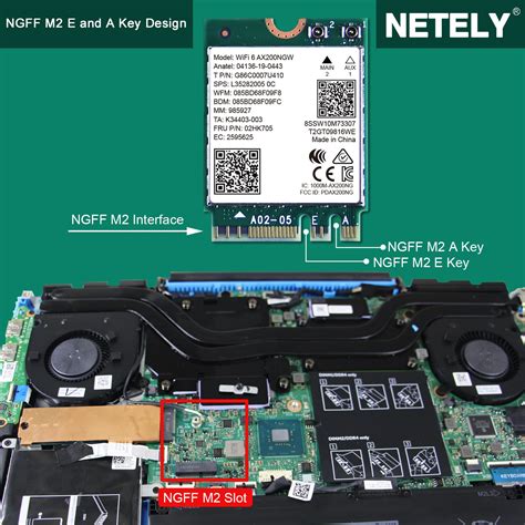 Snapklik.com : NETELY 80211AX WiFi 6 AX200NGW MGFF M2 Interface WiFi ...