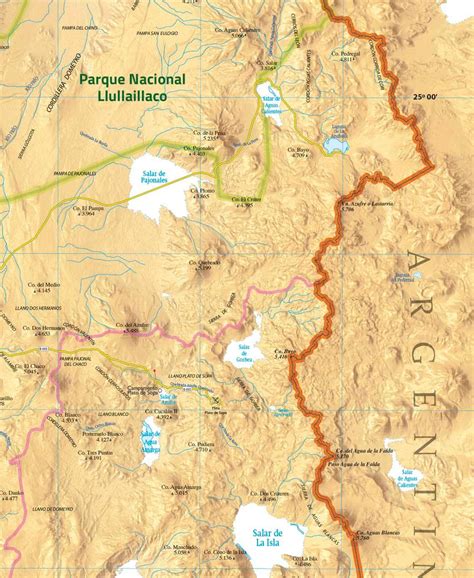 San Pedro De Atacama Y Salar De Maricunga Mapa Turístico Chiletur