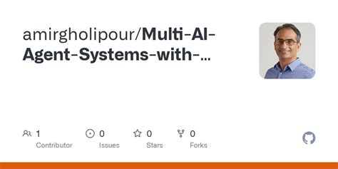 Github Amirgholipour Multi Ai Agent Systems With Crewai Ollama Saeed Kasmani Ph D