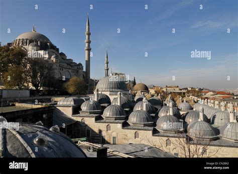 Turkey Istanbul Suleymaniye Hamam Was Built Together With A Madrassa