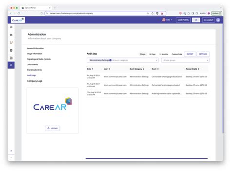 Audit Logs Carear Help Center
