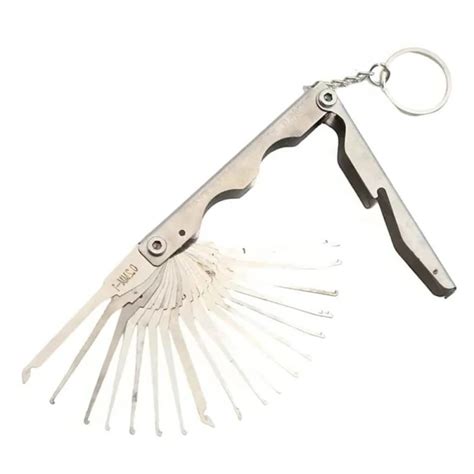 Jiggler Lock Pick Sets Jiggler Keys Folding Keys Set Locksmith Tools