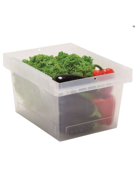 Hinged Stackable Containers 3 Pack Premier Storage