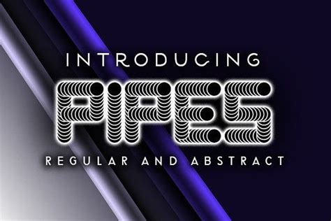 2 Pipe Font Designs And Graphics