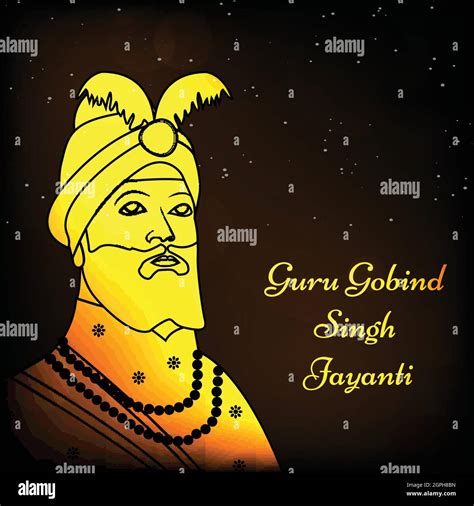 Guru Gobind Singh Jayanti Stock Vector Image Art Alamy