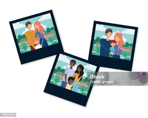 사진에서 귀엽고 행복한 가족 구성원 가족에 대한 스톡 벡터 아트 및 기타 이미지 가족 귀여운 남성 Istock