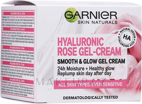 Gel krém na obličej - Garnier Skin Naturals Hyaluronic Rose Gel Cream ...