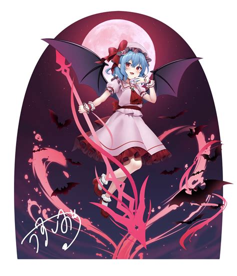 Usushio Remilia Scarlet Touhou Commentary Highres Symbol Only