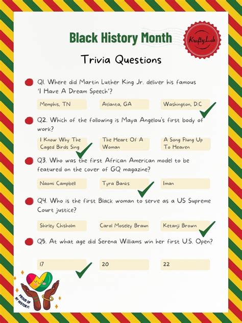 40 Black History Month Trivia Questions For Work