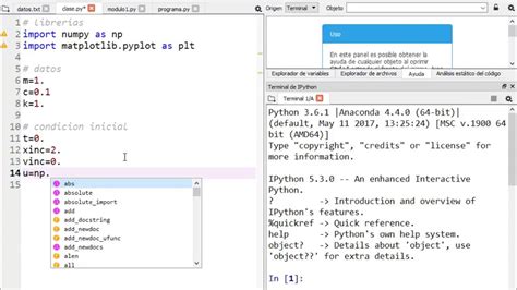 Curso de Programación en Python para Ciencia e Ingeniería Sesión YouTube