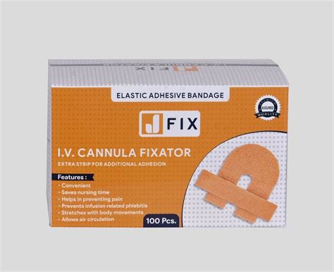 Skin Elastic Adhesive Bandage I V Cannula Fixator Size Medium At