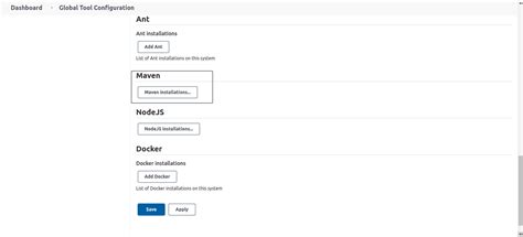 Global Tool Configurations Devopspilot