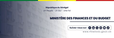 Ministère Des Finances Et Du Budget Du Sénégal Dakar