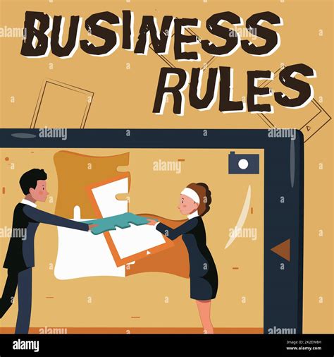writing displaying text business rules business idea a specific