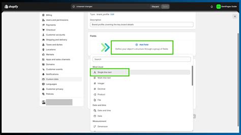 How To Create Shopify Metafields And Metaobjects Gempages