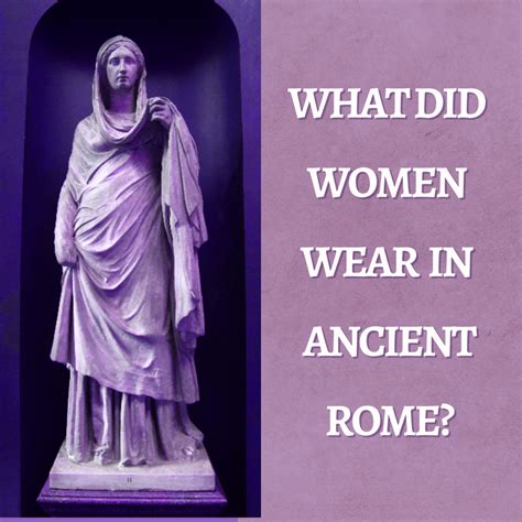 Womens Clothes In Ancient Rome Hubpages