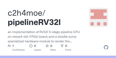 Github C2h4moepipelinerv32i An Implementation Of Rv32i 5 Stage