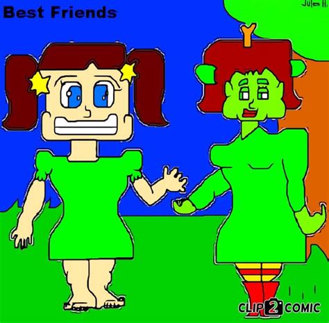 Anna Mated And Arborita Best Friends R Drawings