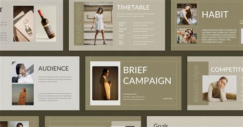 Шаблон презентации краткой кампании Powerpoint Шаблоны презентаций Включая краткое и силовая