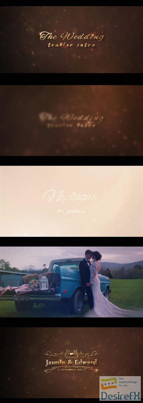 Download Videohive Wedding Intro Desirefxcom