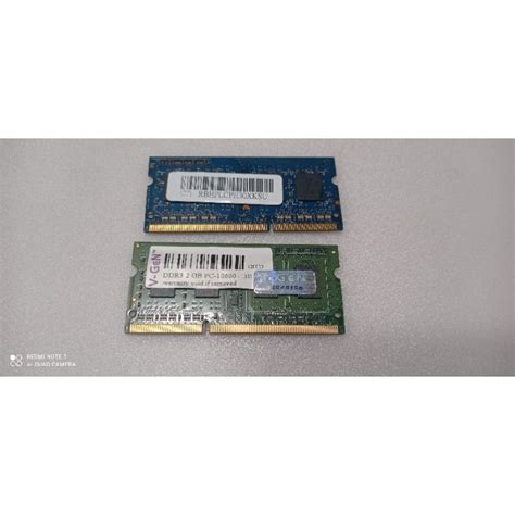 Jual Ram Memory Memori Laptop Ddr Gb Normal Pc Dapat Dua Shopee Indonesia