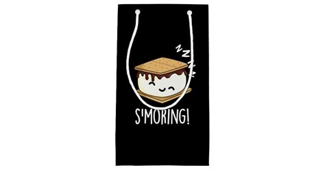 Smoring Funny Smore Puns Dark Bg Small T Bag Zazzle