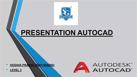 Presentation On AutoCAD Pptx D Graphics Computer Software And Applications