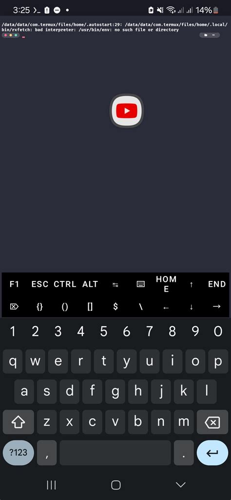 Maytermuxmytermux Theme Rxfetch Bad Interpreter Error Rtermux