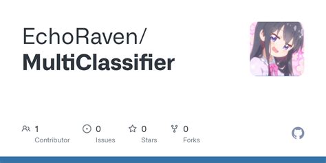 Github Echoraven Multiclassifier