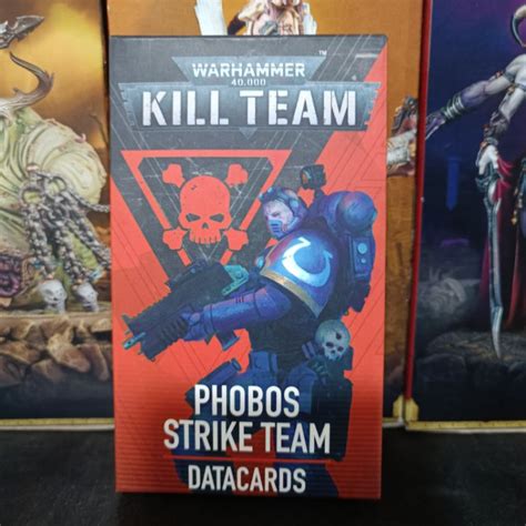 Games Workshop Warhammer 40000 Kill Team Phobos Strike Team Datacards