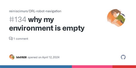 why my environment is empty · issue 134 · reiniscimurs drl robot