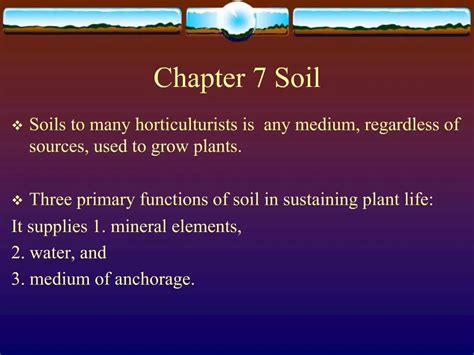 Ppt Chapter 7 Soil Powerpoint Presentation Free Download Id1401345