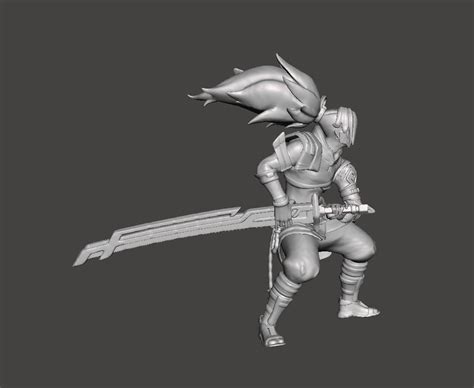 Stl File Inkshadow Yasuo 3d Model・3d Printer Design To Download・cults