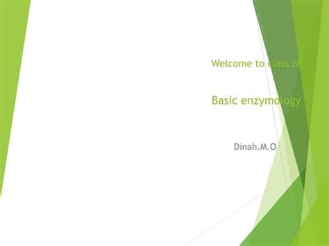 Introduction To Enzymes And Classification Ppt
