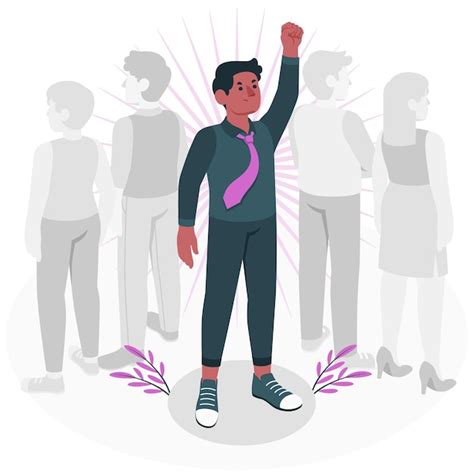 Démarquez vous l illustration du concept Vecteur Gratuite