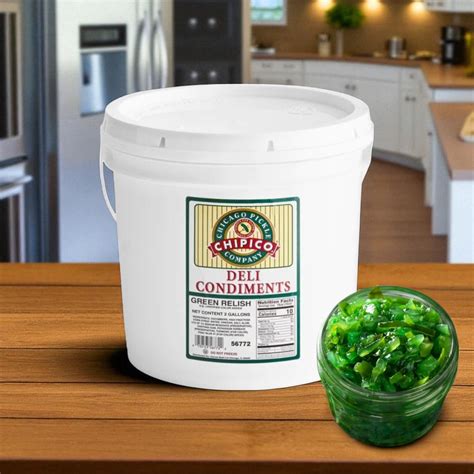 Chipico Green Relish 2 Gallon Containers