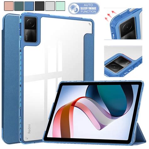 Para Xiaomi Redmi Pad 1061 Polegadas Capa De Fólio De Suporte Inteligente Anti Impacto Estojo