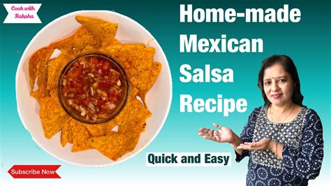 Quick And Easy Nachos Salsa Recipe Mexican Salsa Recipe Homemade