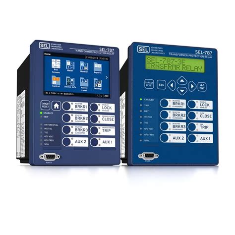 Sel 787 2 3 4 Transformer Protection Relay Rotax Limited
