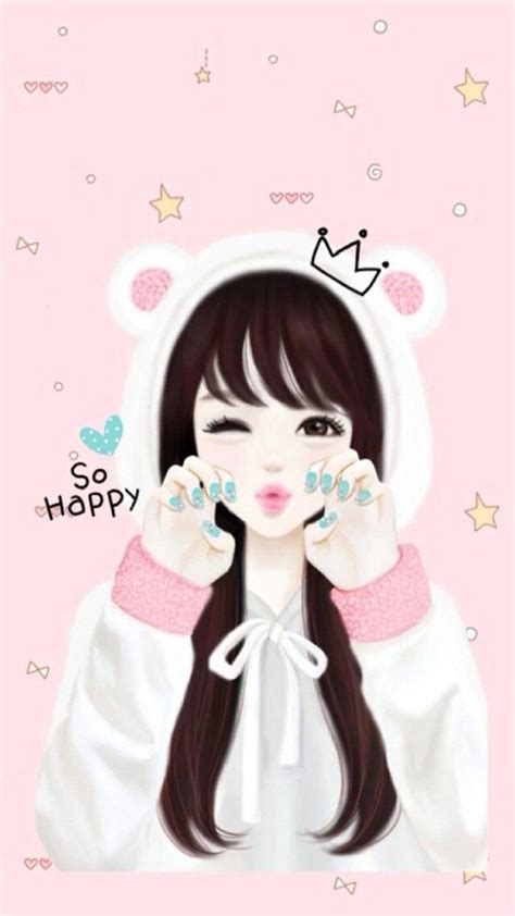 Wallpaper Gambar Kartun Korea Cute Wallpaper Lucu Ani