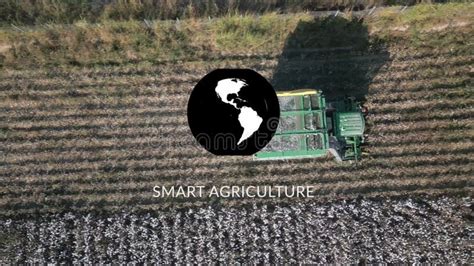 Smart Digital Agriculture Technology By Futuristic Sensor Data Collection Management By