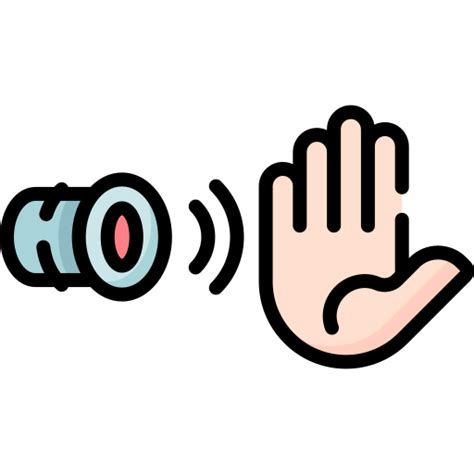 Touchless Sensor Special Lineal Color Icon