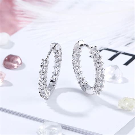Jeulia Classic Sterling Silver Hoop Earrings Jeulia Jewelry