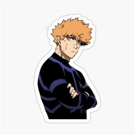 Rensuke Kunigami Bluelock Sticker For Sale By Dar Dua Redbubble